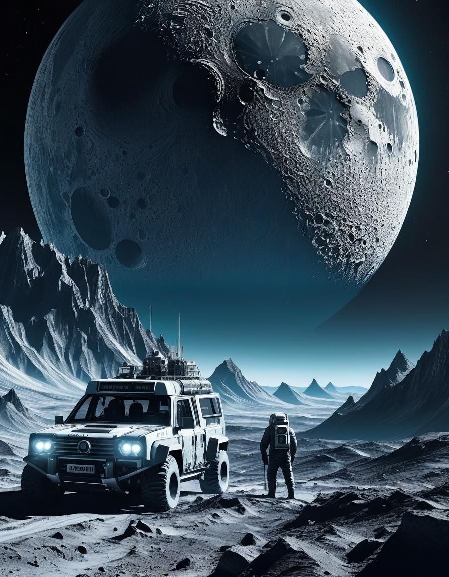 Two moons - AI Generated Artwork - NightCafe Creator