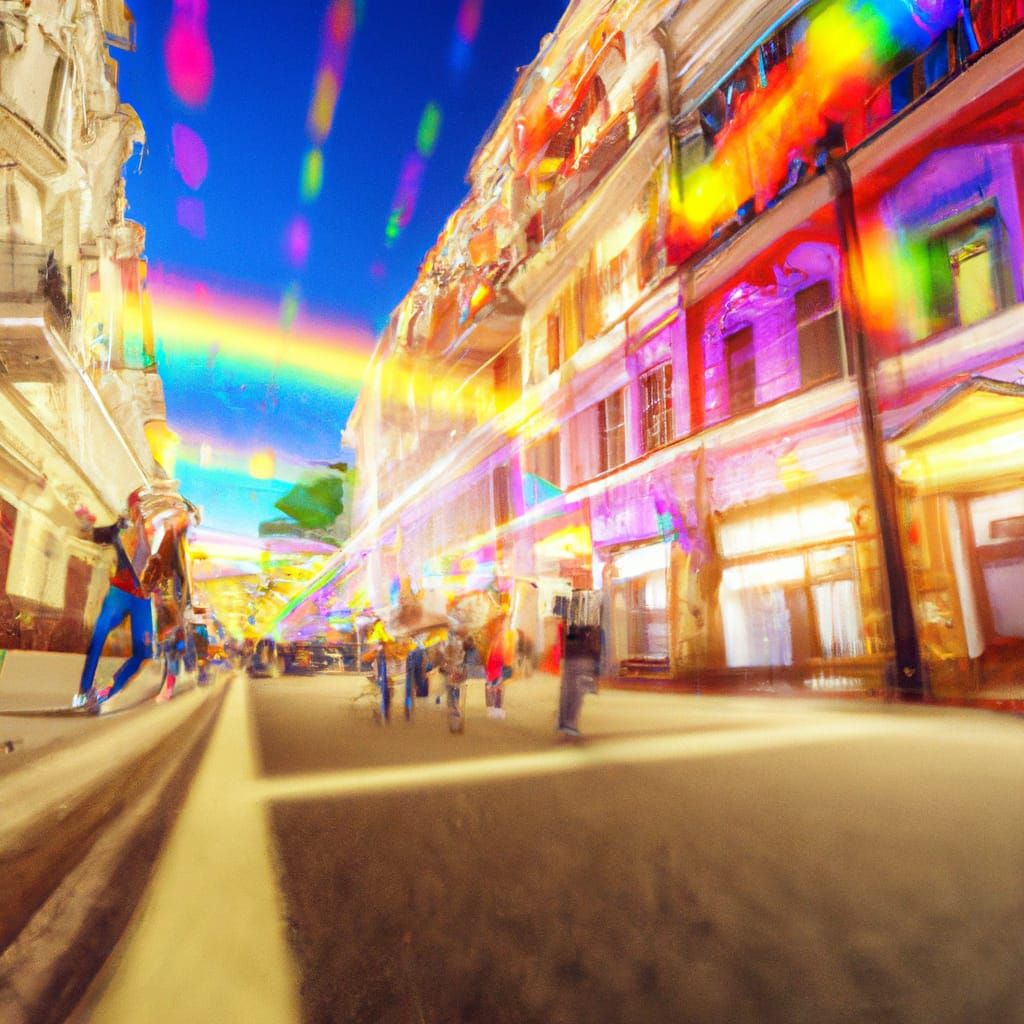 Moscow but Happy - AI Generated Artwork - NightCafe Creator