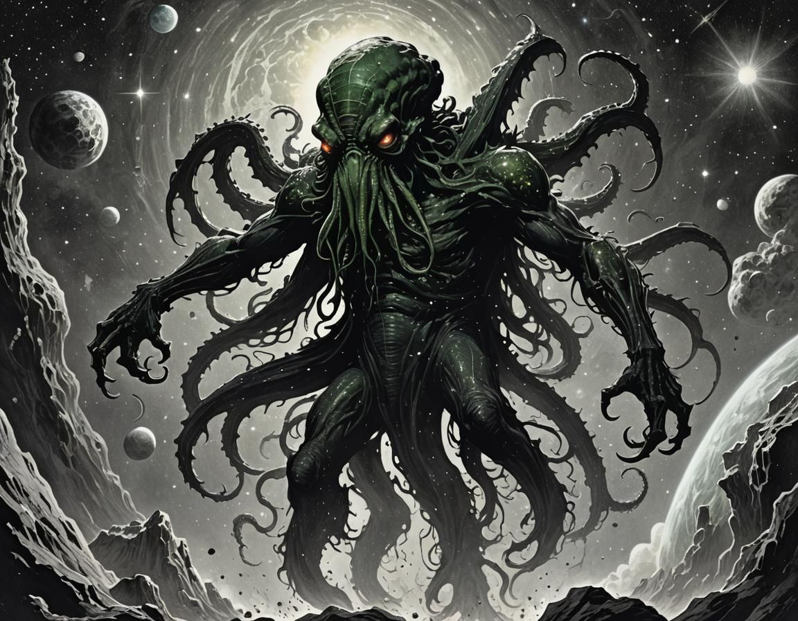 Cthulhu - AI Generated Artwork - NightCafe Creator