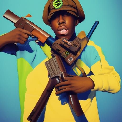 A Boy is a Gun* -Tyler, the Creator - AI Generated Artwork - NightCafe ...