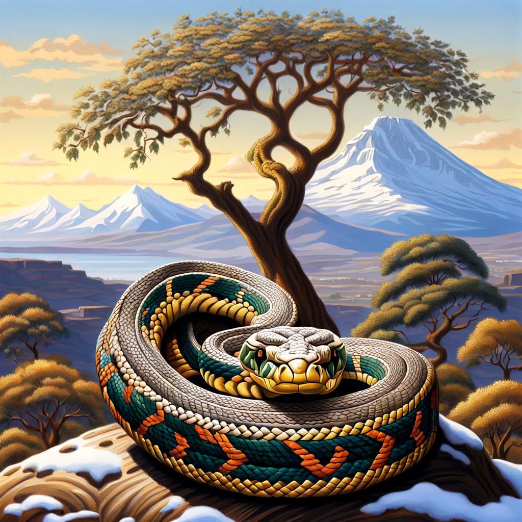 aztec snake - AI Generated Artwork - NightCafe Creator