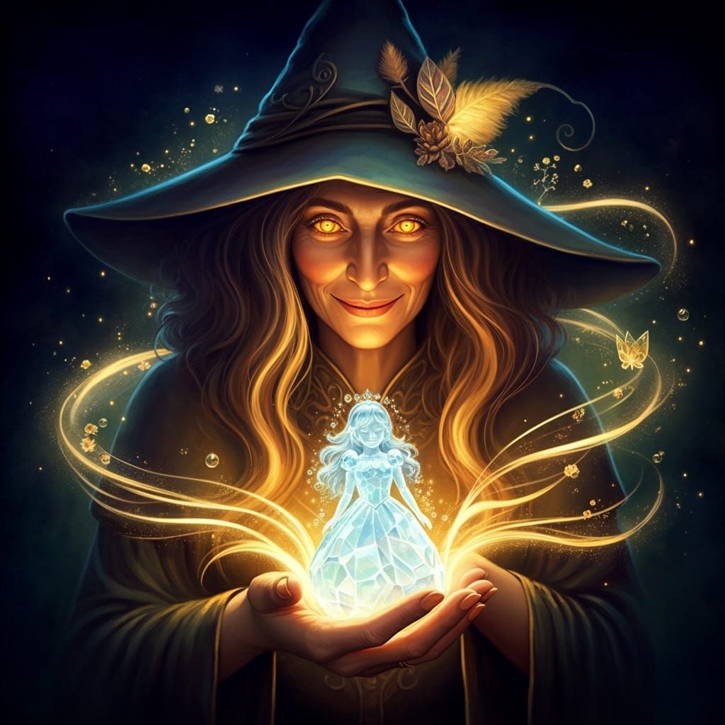 The Witch and Crystal Princess v2 - Enchanted Witch Cradles ...