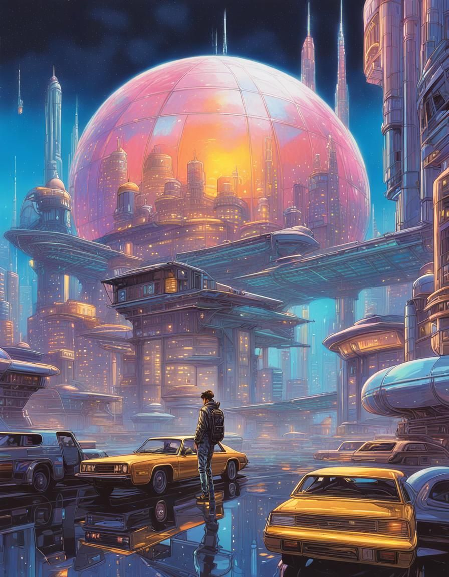 Cyberpunk Netrunner - AI Generated Artwork - NightCafe Creator