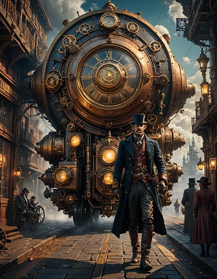 Steampunk Sunday 2 - AI Generated Artwork - NightCafe Creator