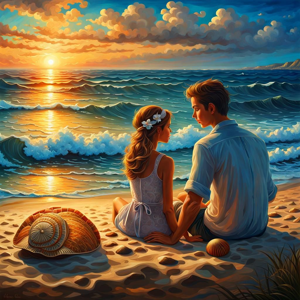 falling in love - AI Generated Artwork - NightCafe Creator