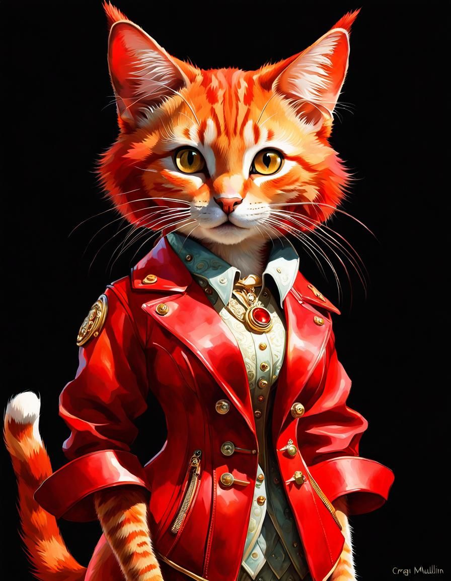 Red Kitten v1 - AI Generated Artwork - NightCafe Creator