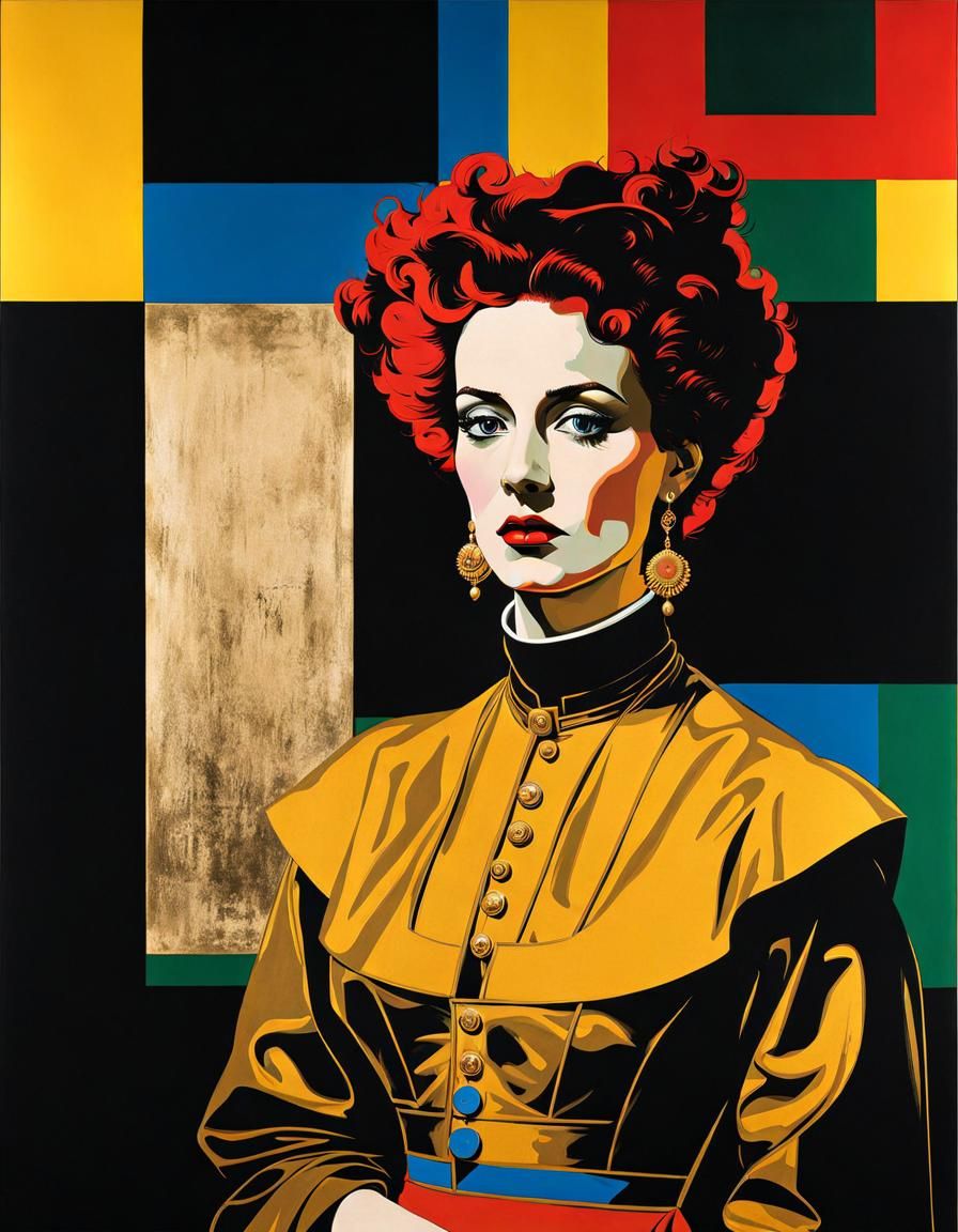 Woman altarpiece by Egon Schiele Otto Dix Andy Warhol portait collage ...