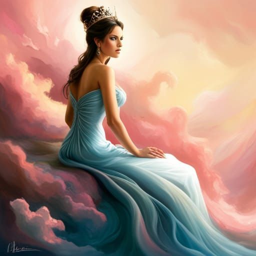 Cloud Princess - AI Generated Artwork - NightCafe Creator