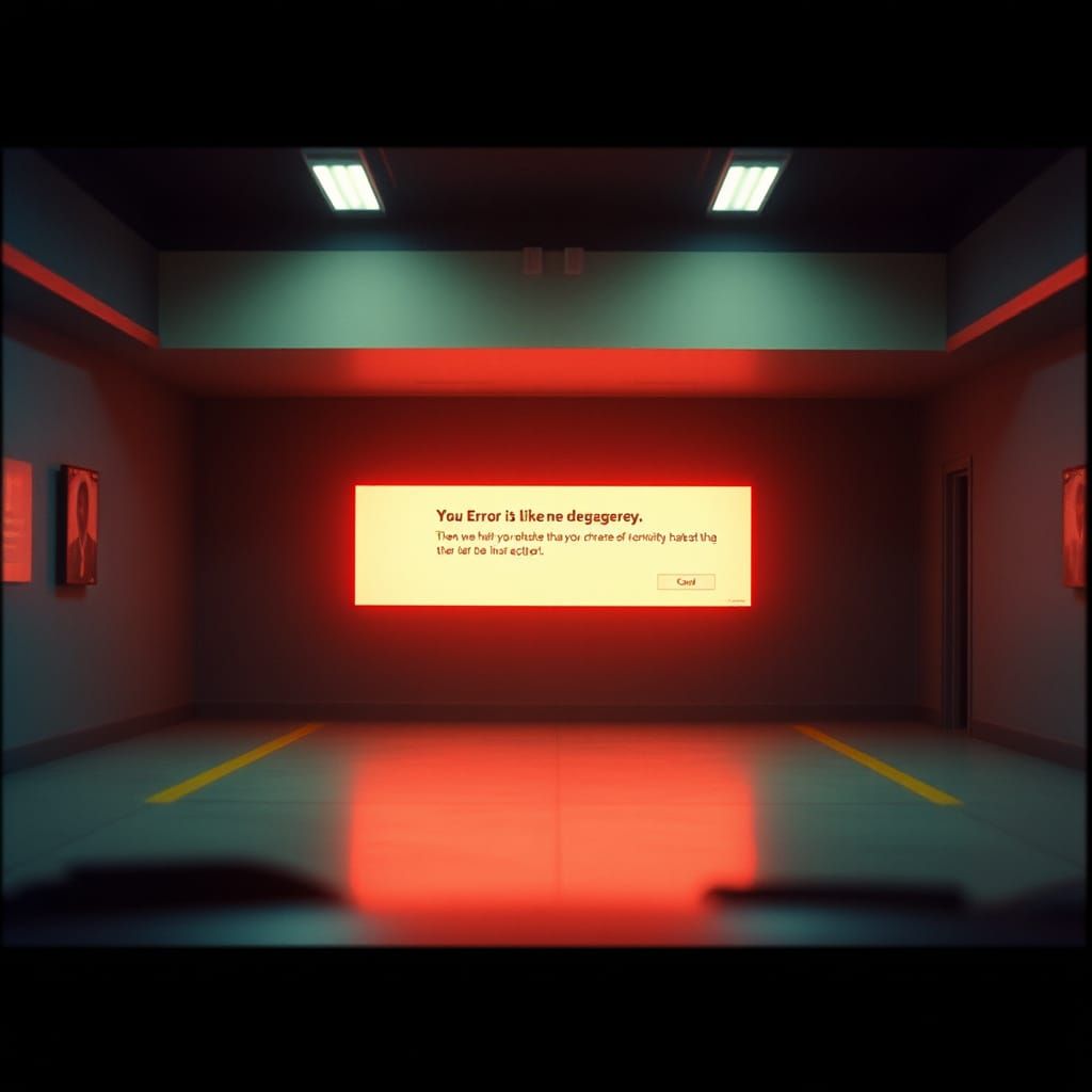 Error - Epic Cinematic Masterpiece with Film Grain and Vigne...