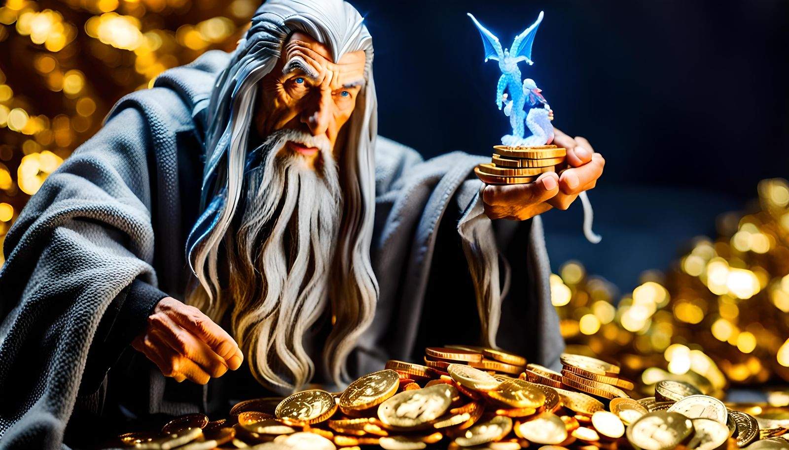 Gandalf the Grey Wizard - AI Generated Artwork - NightCafe Creator