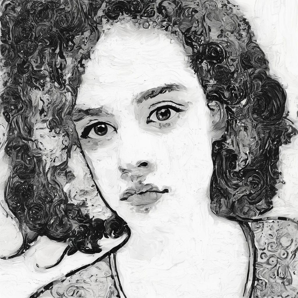 Impasto Artistic Rebuttal to Picasso's Olga - AI Art