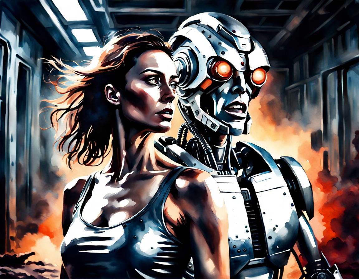 Escape from the future: Last Hope for Humanity - AI Generated Artwork ...