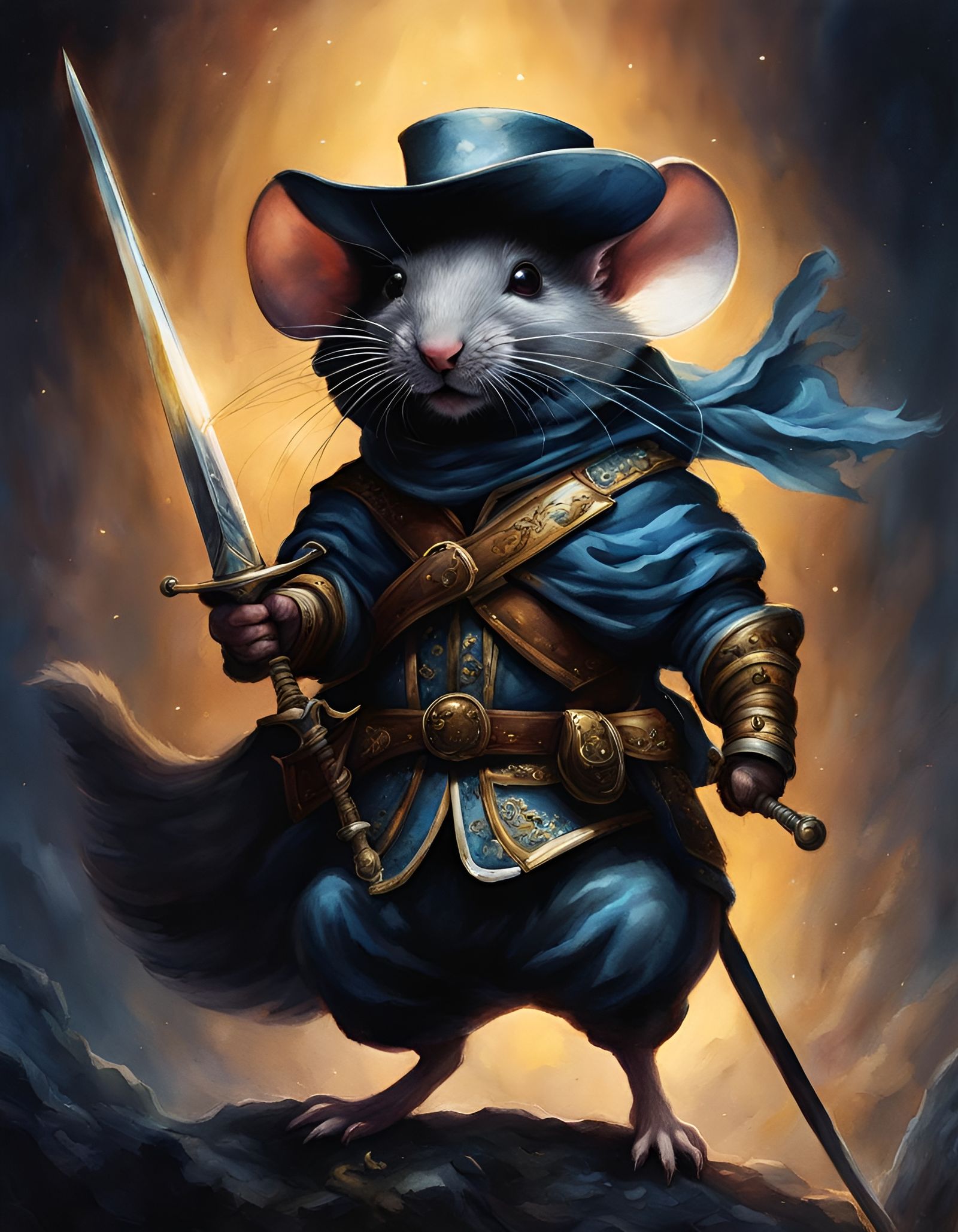 Reepicheep, the most courageous mouse I ever heard of - AI Generated ...