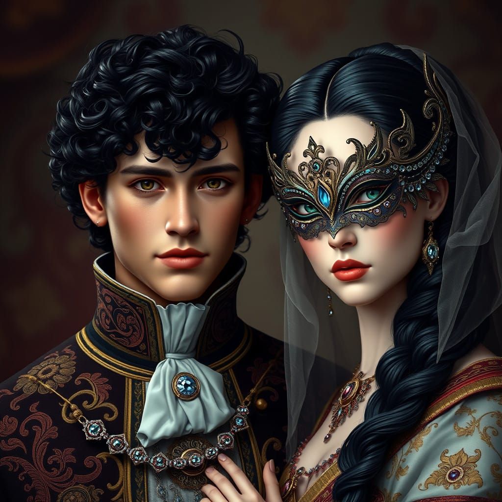 Duke's Beloved Masked Treasure - Royal Couple in Mystical Sp...