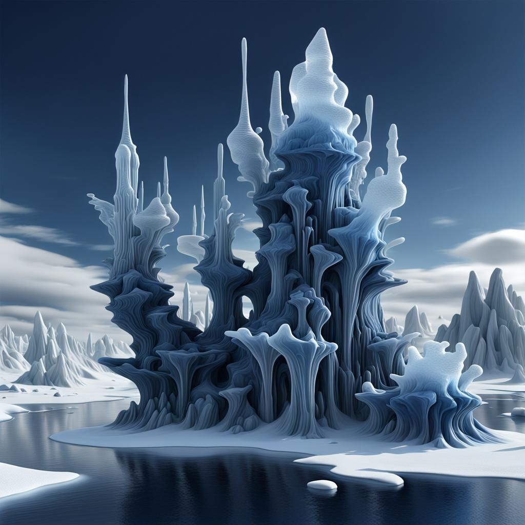 AT THE ICE MUSEUM - AI Generated Artwork - NightCafe Creator