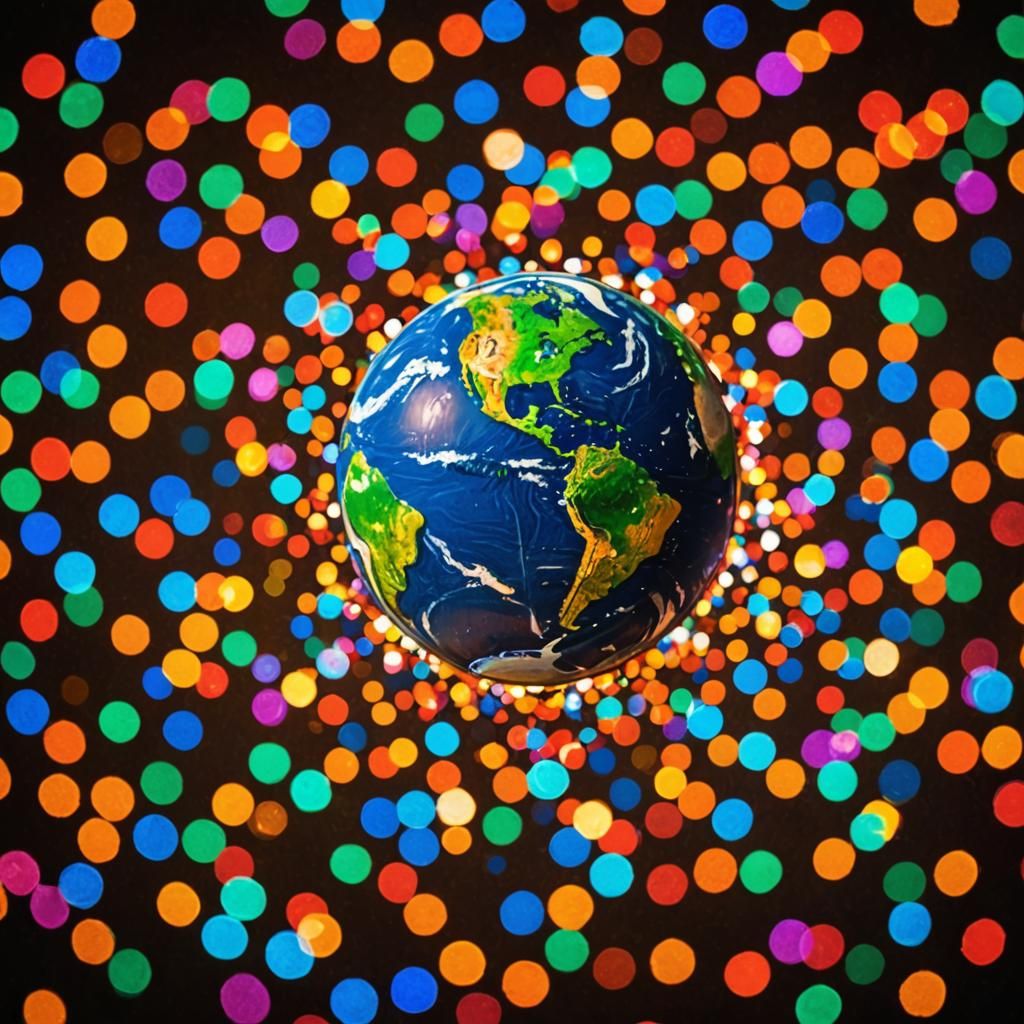 Colorful earth - AI Generated Artwork - NightCafe Creator