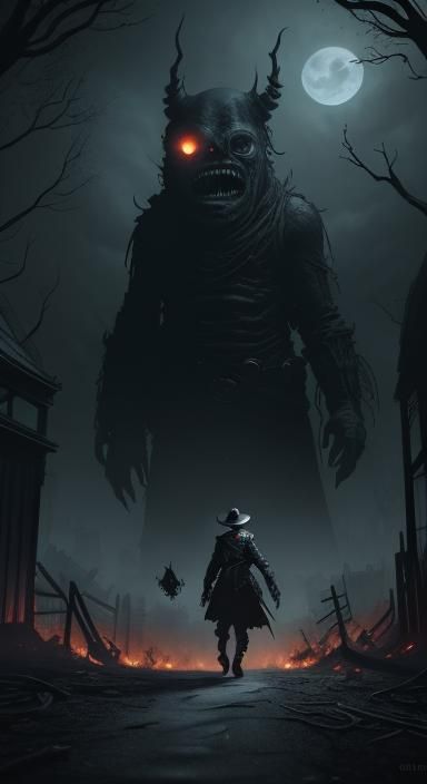 Dark Hunter with wormy roots coming out of his body as his main weapon ...