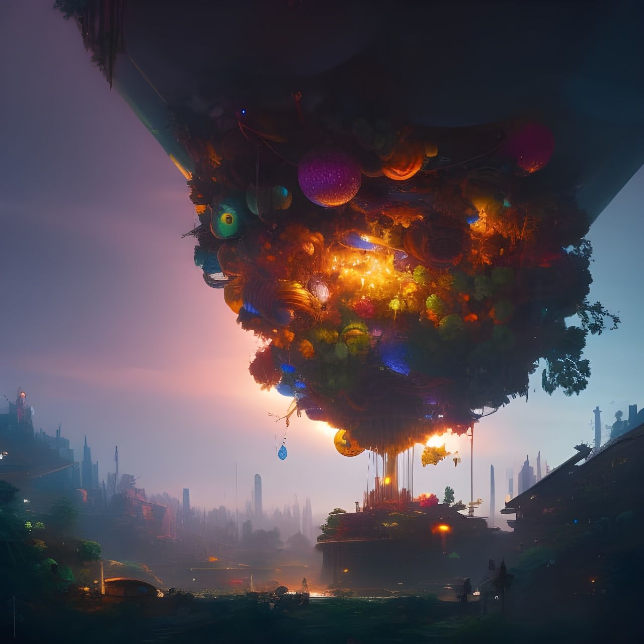 Balloon Festival - AI Generated Artwork - NightCafe Creator