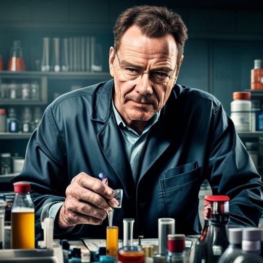 Breaking Bad Mad Scientist - AI Generated Artwork - NightCafe Creator