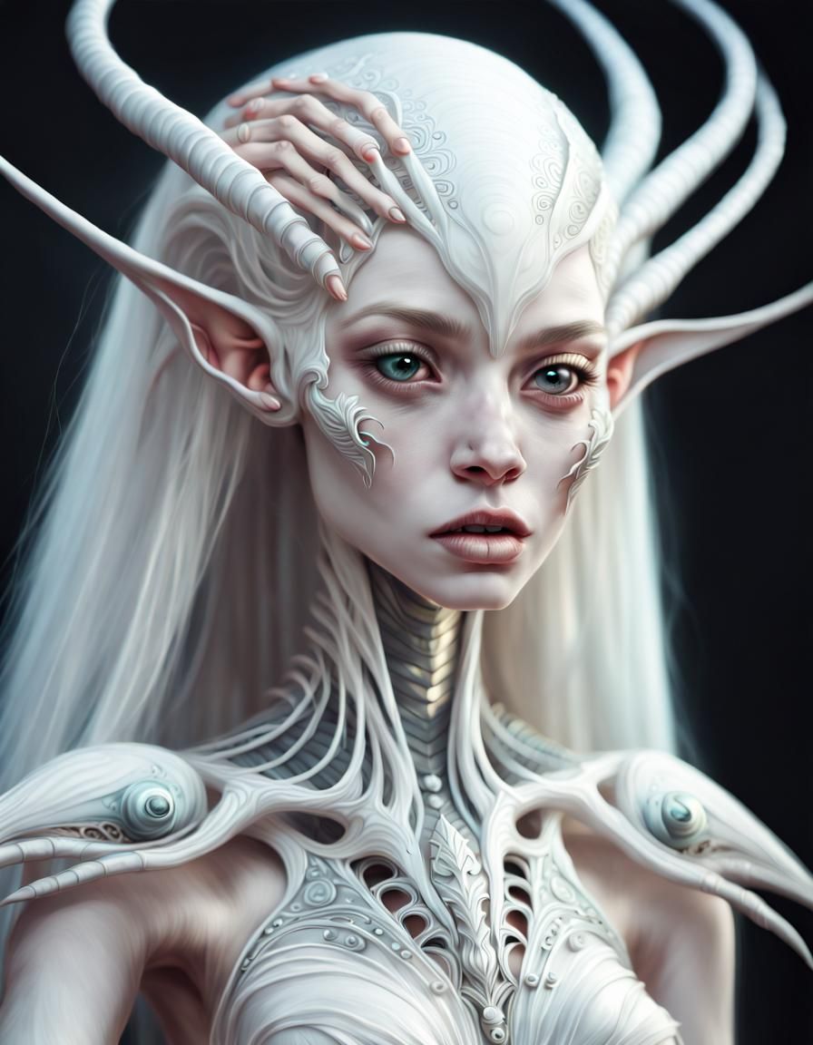 alien princess - AI Generated Artwork - NightCafe Creator