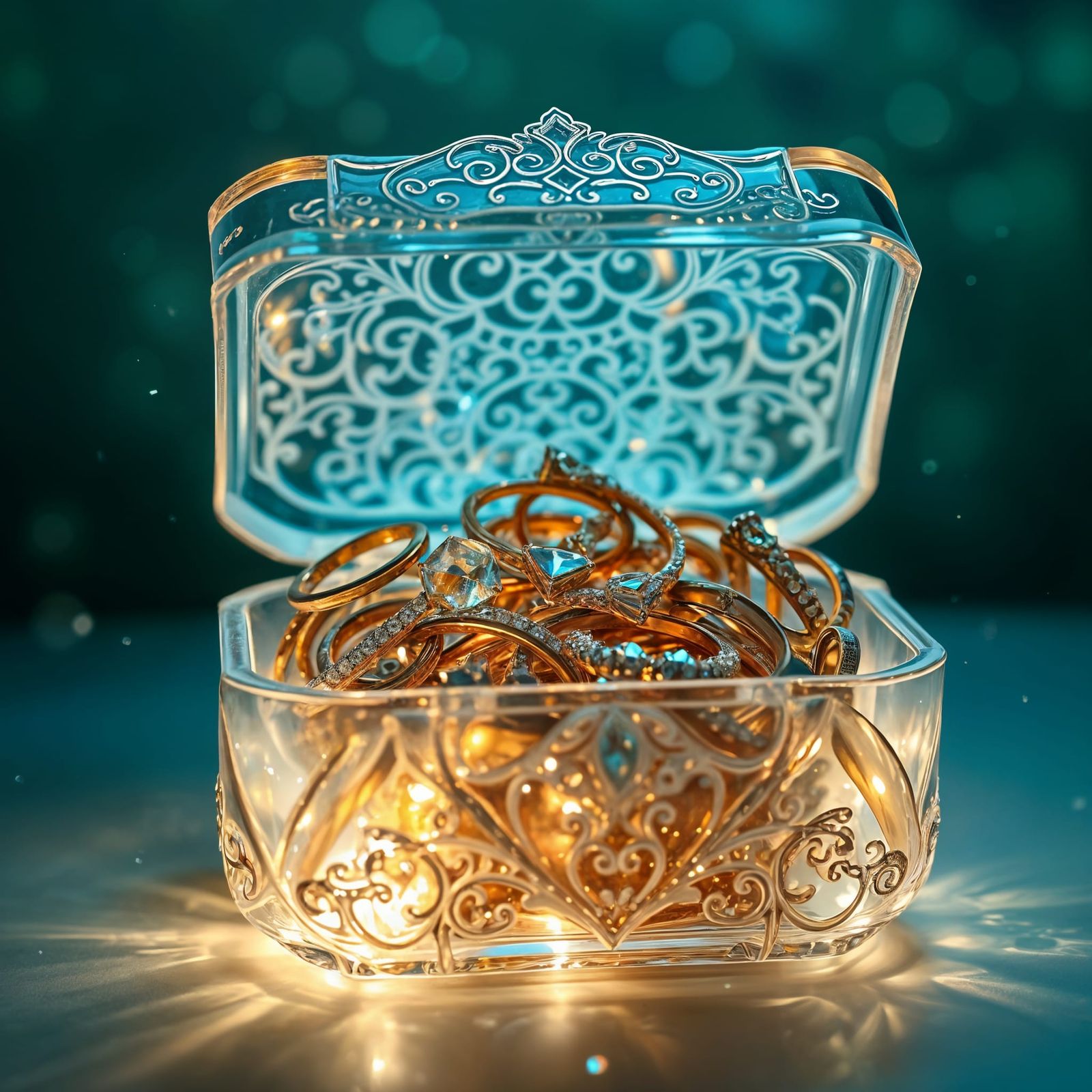 Fantasy Jewelry Box. - Fantasy Jewelry Box.