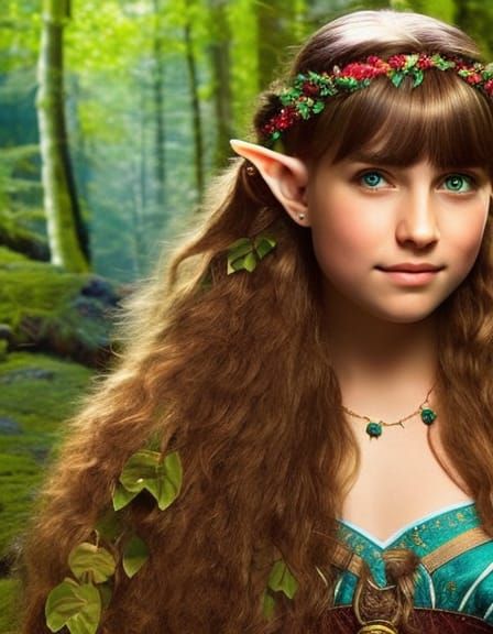 Lovely Elf - AI Generated Artwork - NightCafe Creator