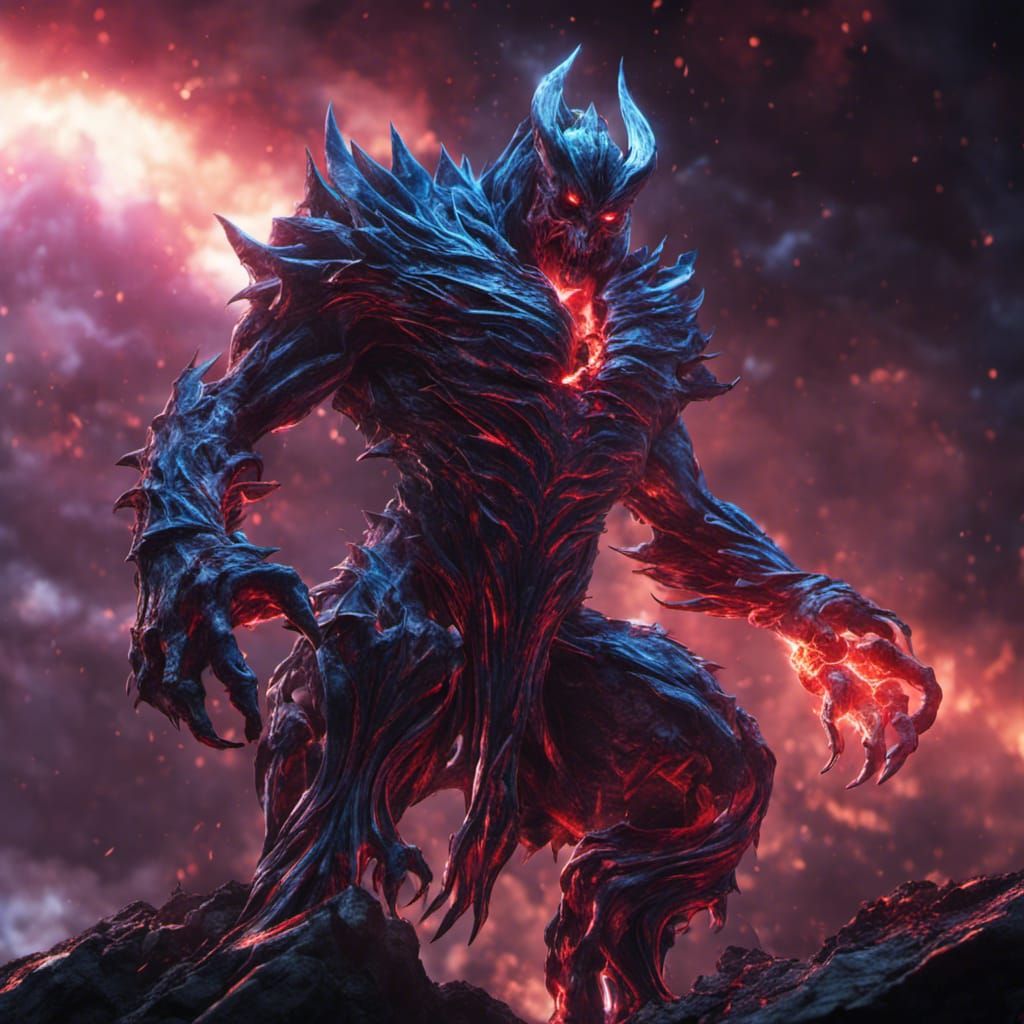 Cosmic Demon - AI Generated Artwork - NightCafe Creator