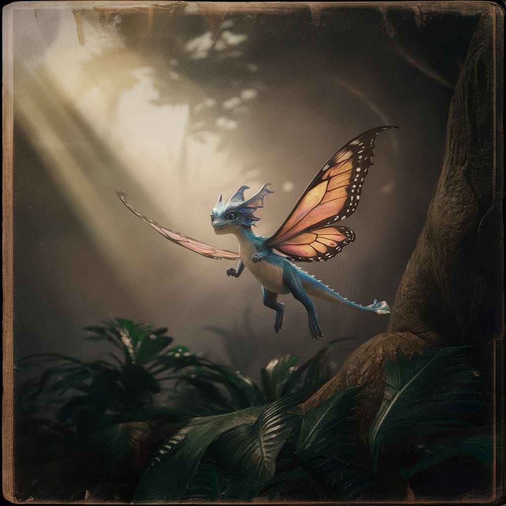 Faerie Dragon - AI Generated Artwork - NightCafe Creator