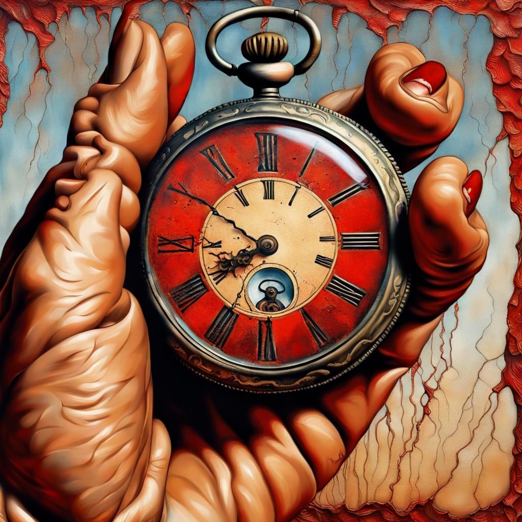 TICK TOCK HAND 21 - AI Generated Artwork - NightCafe Creator