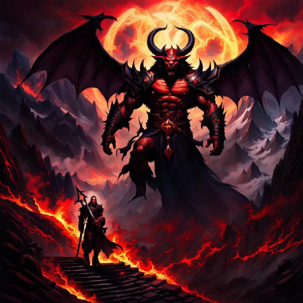 Demonic ascent - AI Generated Artwork - NightCafe Creator