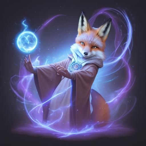 fox wizard - AI Generated Artwork - NightCafe Creator
