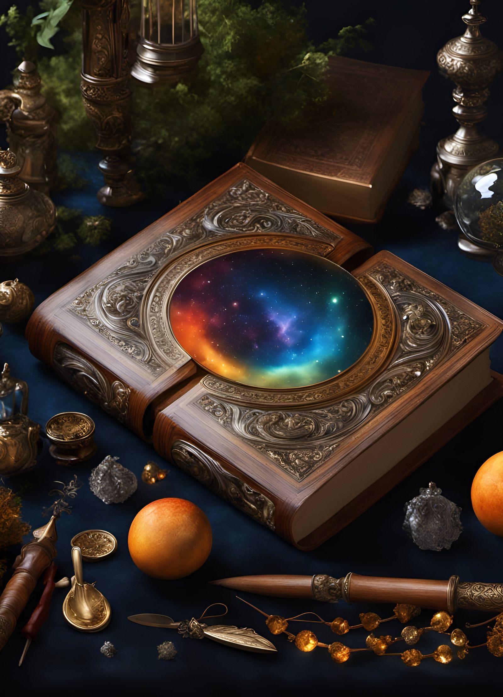 Spellbook - AI Generated Artwork - NightCafe Creator