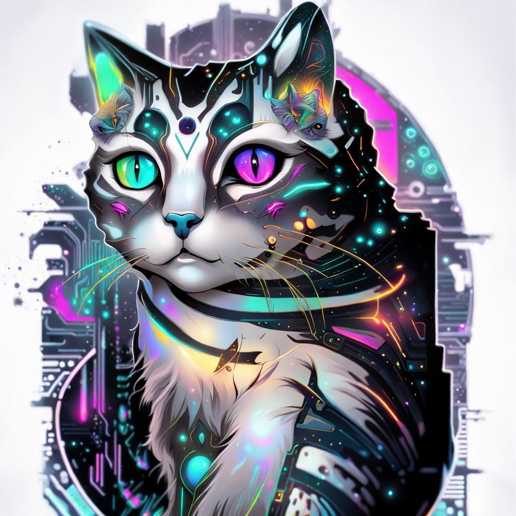 cosmic kitty cat - AI Generated Artwork - NightCafe Creator