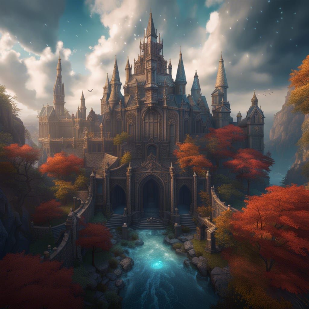 Kingdom of fall - AI Generated Artwork - NightCafe Creator