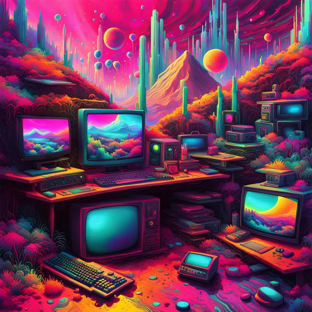 VAPORware Digital art - AI Generated Artwork - NightCafe Creator