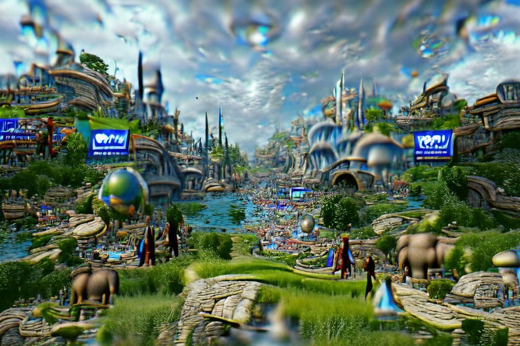 fantasy world in the future - AI Generated Artwork - NightCafe Creator