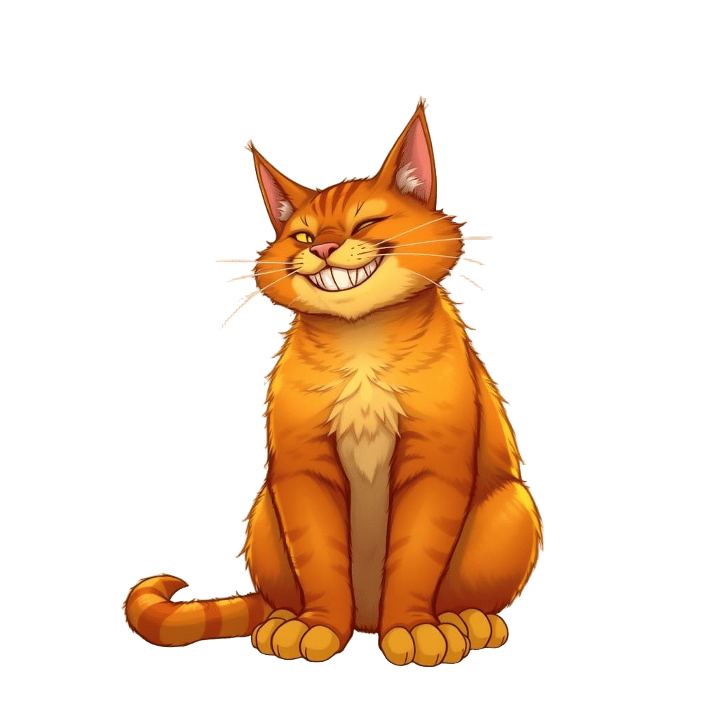 Cats for my DnD Campaign - Gigantic Ginger Cat Embodies Wisd...