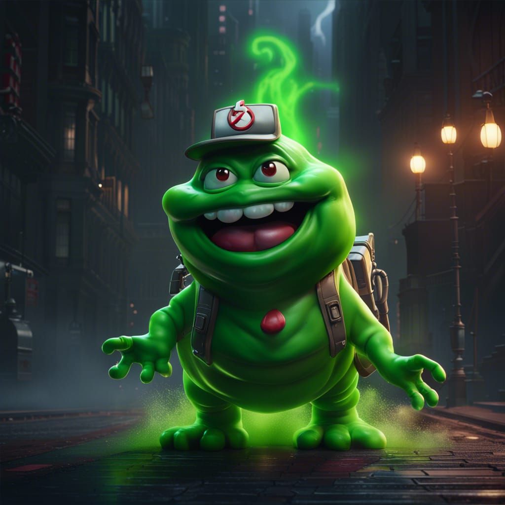 Slimer - AI Generated Artwork - NightCafe Creator