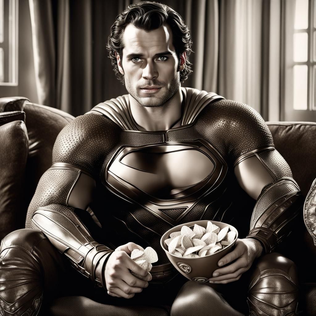 Couch Potato Man - AI Generated Artwork - NightCafe Creator