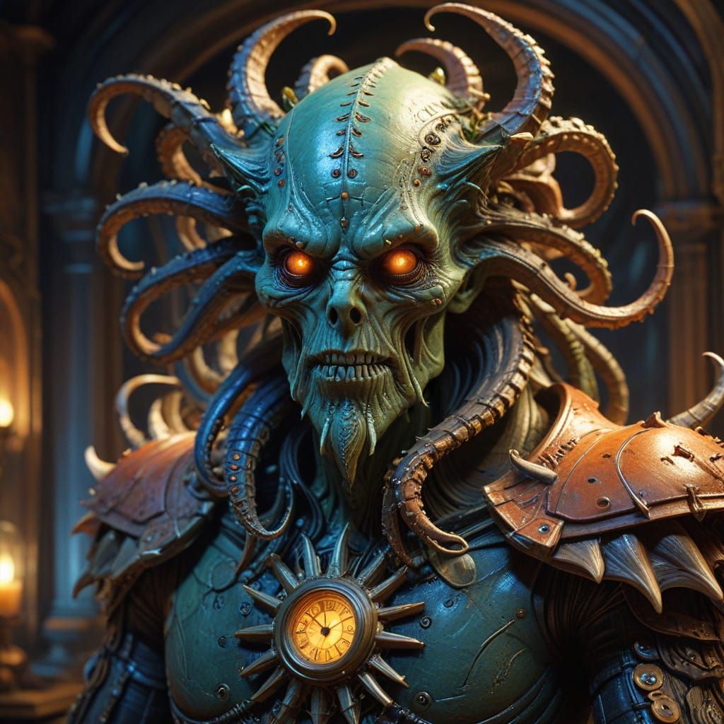 Captain Obed Marsh, beginning to transform...