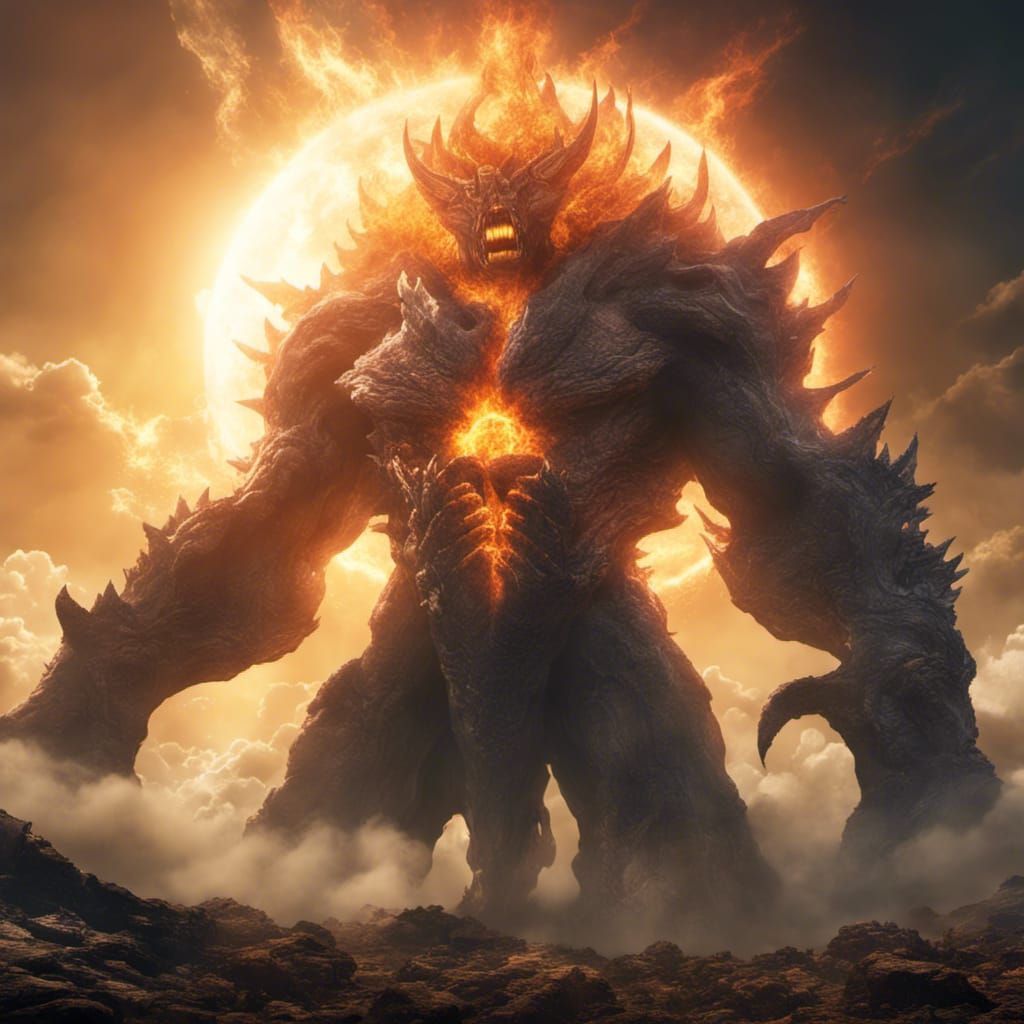 Elemental god - AI Generated Artwork - NightCafe Creator