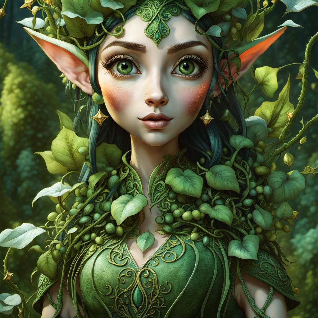 Vine elf - AI Generated Artwork - NightCafe Creator