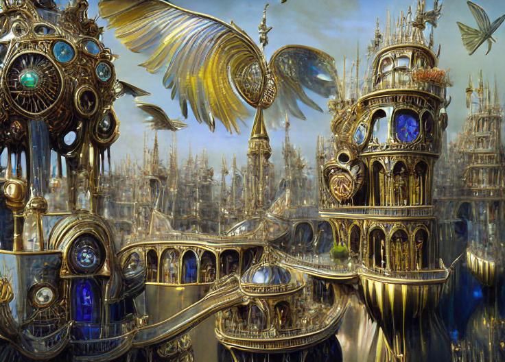 Clockwork city - AI Generated Artwork - NightCafe Creator