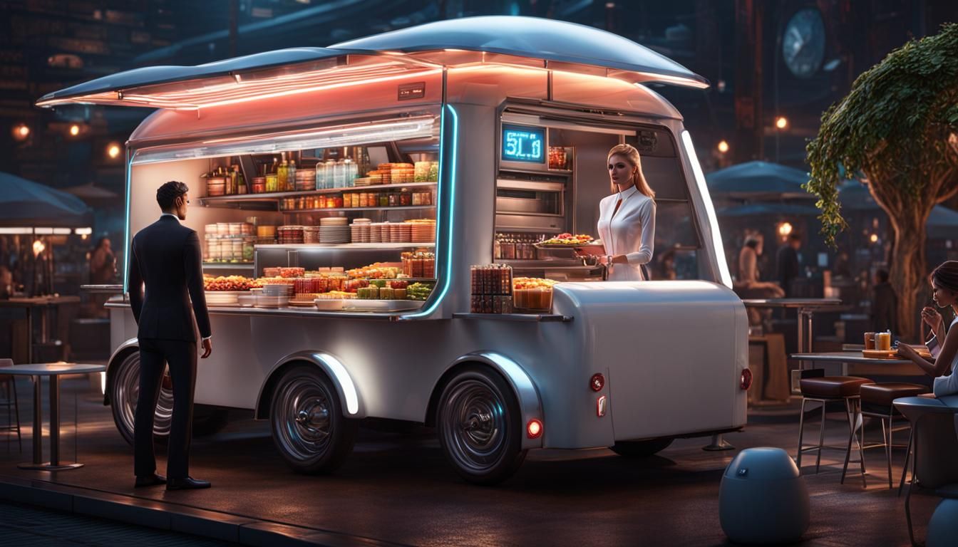 Catering of the Future - AI Generated Artwork - NightCafe Creator
