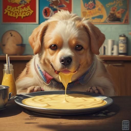 Put the last dog off the custard if you don't mind - AI Generated ...