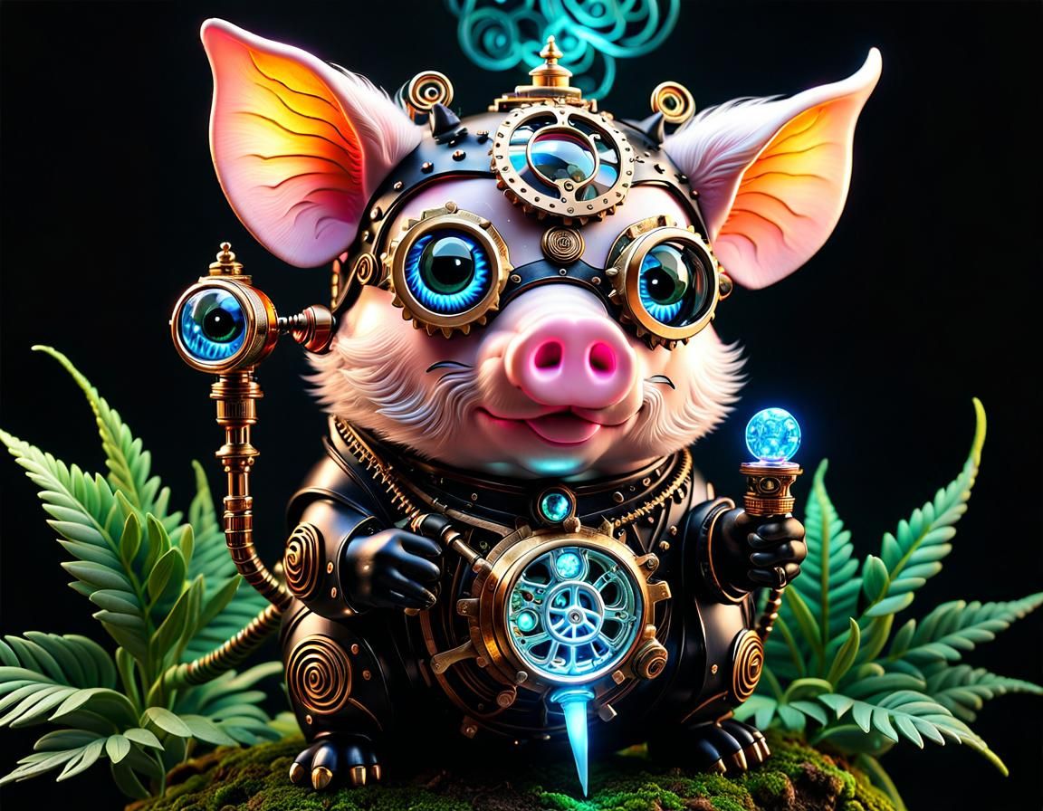 pig-scientist - AI Generated Artwork - NightCafe Creator