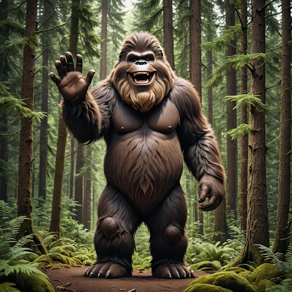 Bigfoot - AI Generated Artwork - NightCafe Creator