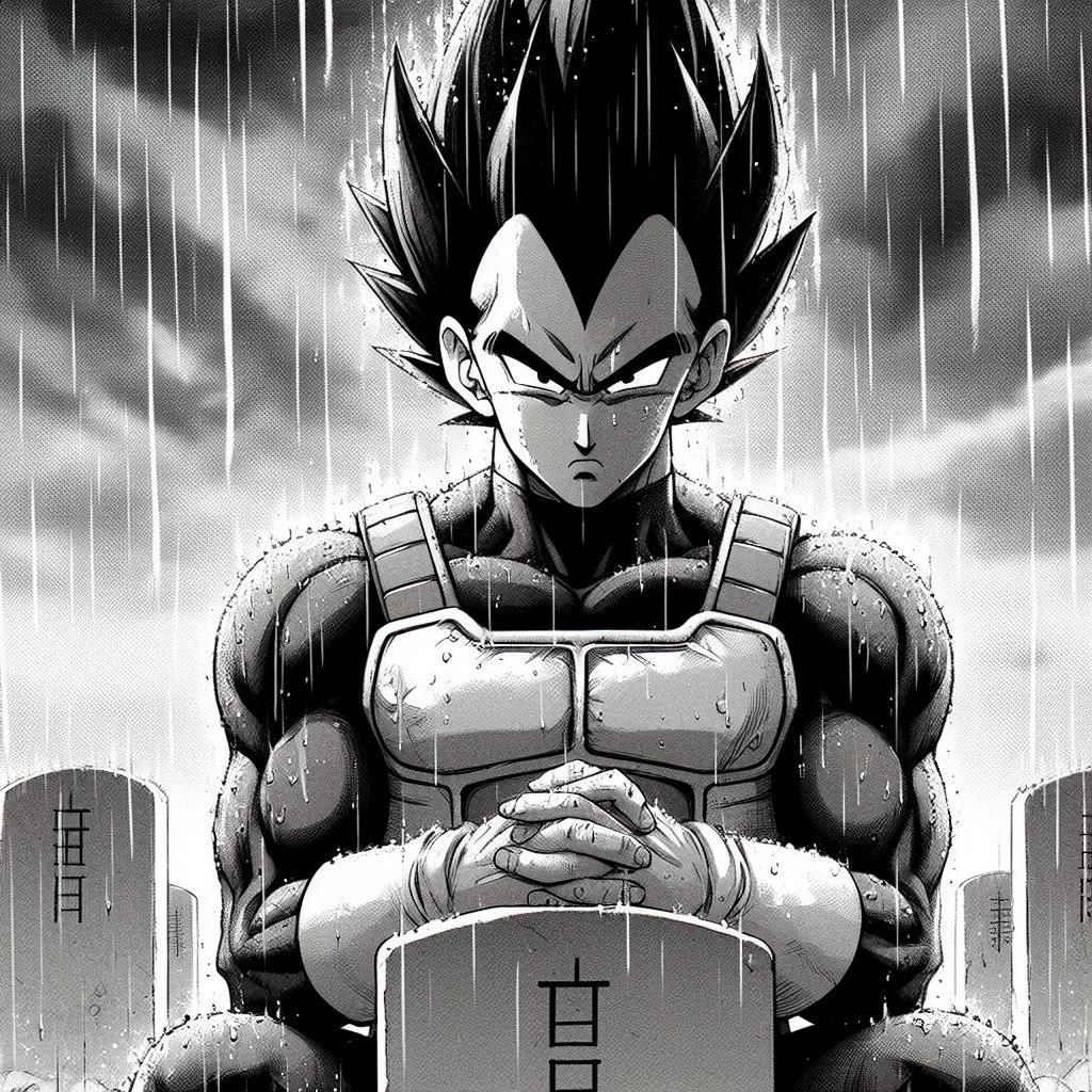 Vegeta sad - AI Generated Artwork - NightCafe Creator