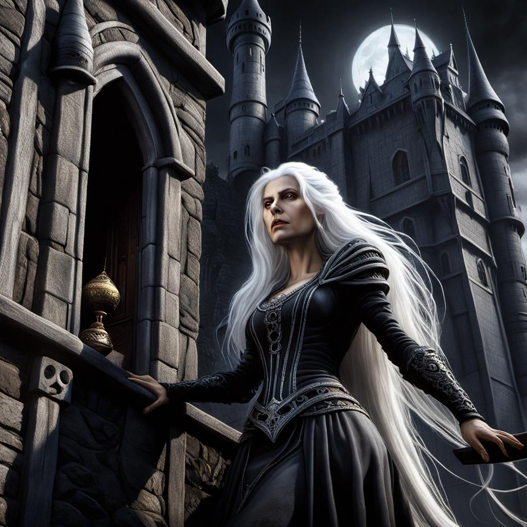 She only comes out at night - AI Generated Artwork - NightCafe Creator