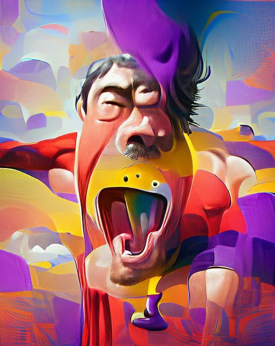 Screaming man - AI Generated Artwork - NightCafe Creator